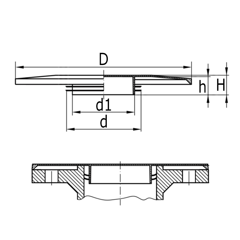 Verpas - Flensbescherming – push-in