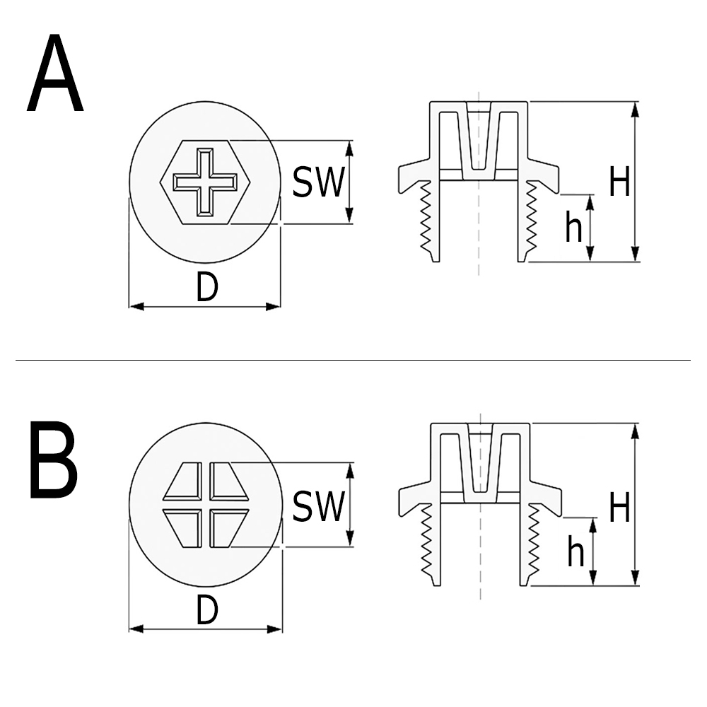 Verpas - Schroefplug met dichtlip - drukdicht - BSP/UNF/Metrisch - verp