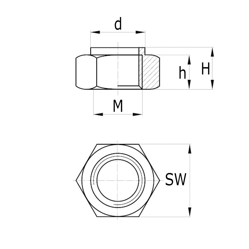 Verpas - Zeskant borgmoer - kunststof