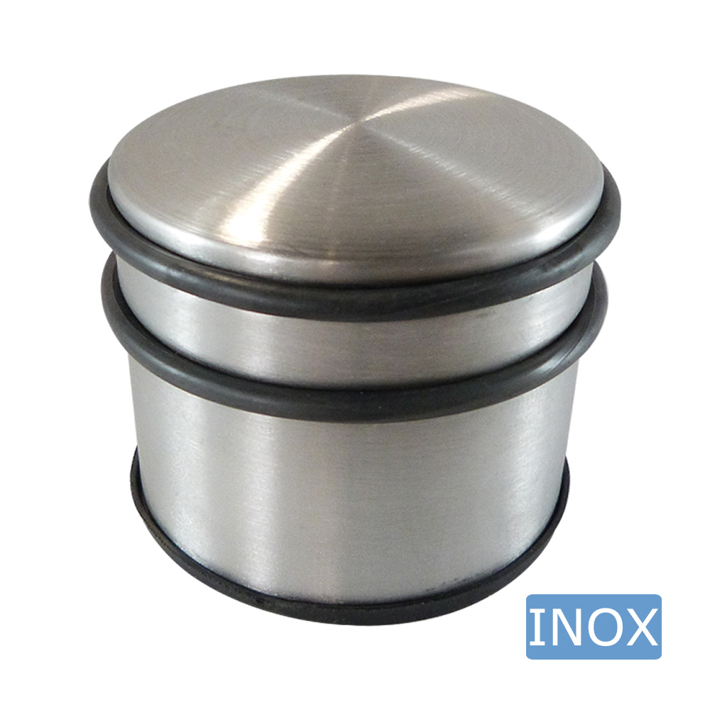 Verpas - Deurstoppers RVS - rond - verpas