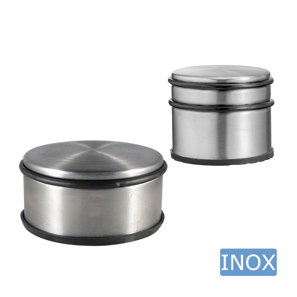 Verpas - Deurstoppers RVS - rond - verpas