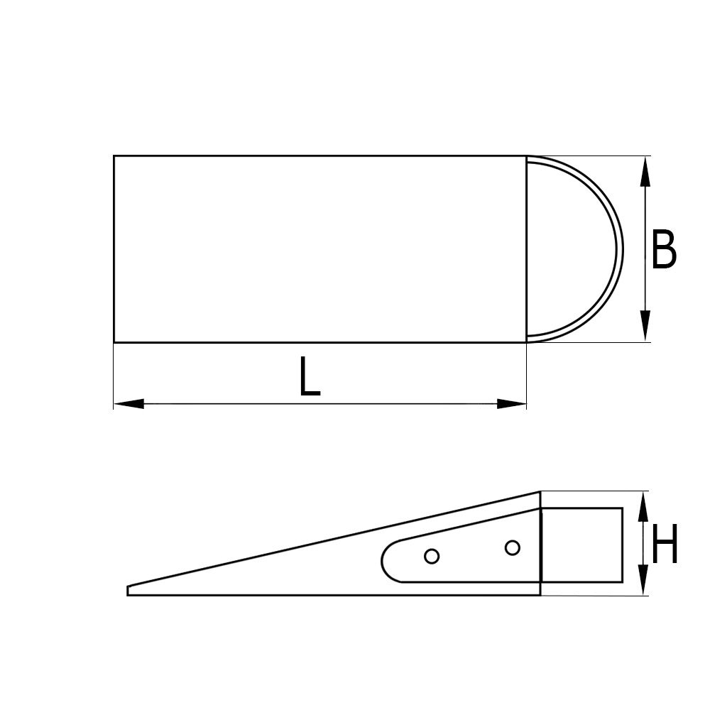 Verpas - Deurstopper Wig 95 X 45 X 30mm