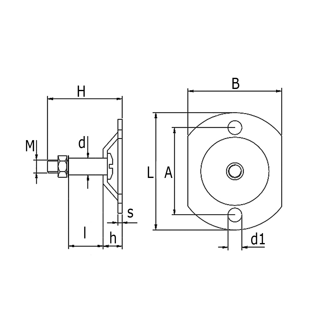 Verpas - Bevestigingsplaat boutverbinding