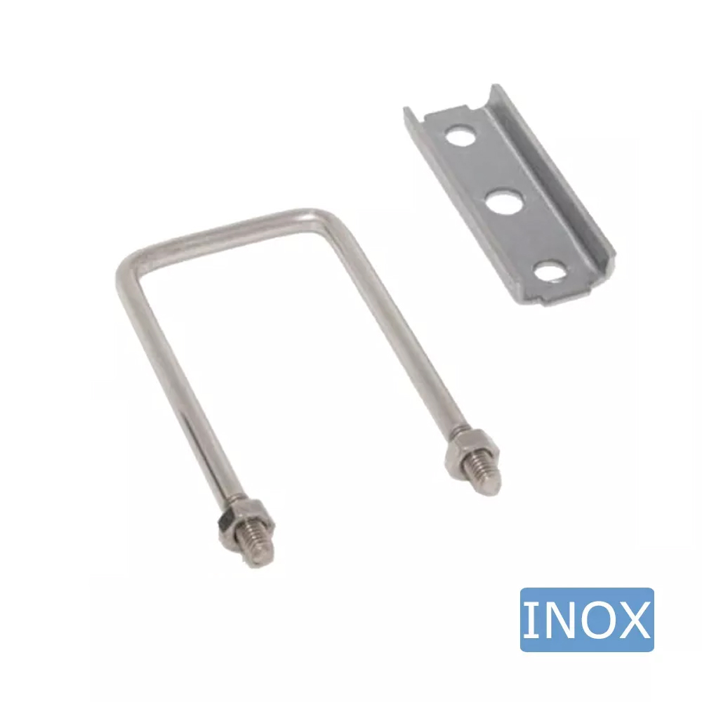 Verpas - U-Beugel RVS voor DSM hekwerk - 4 - verpas