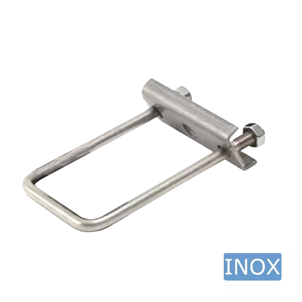 Verpas - U-Beugel RVS voor DSM hekwerk - 4 - verpas