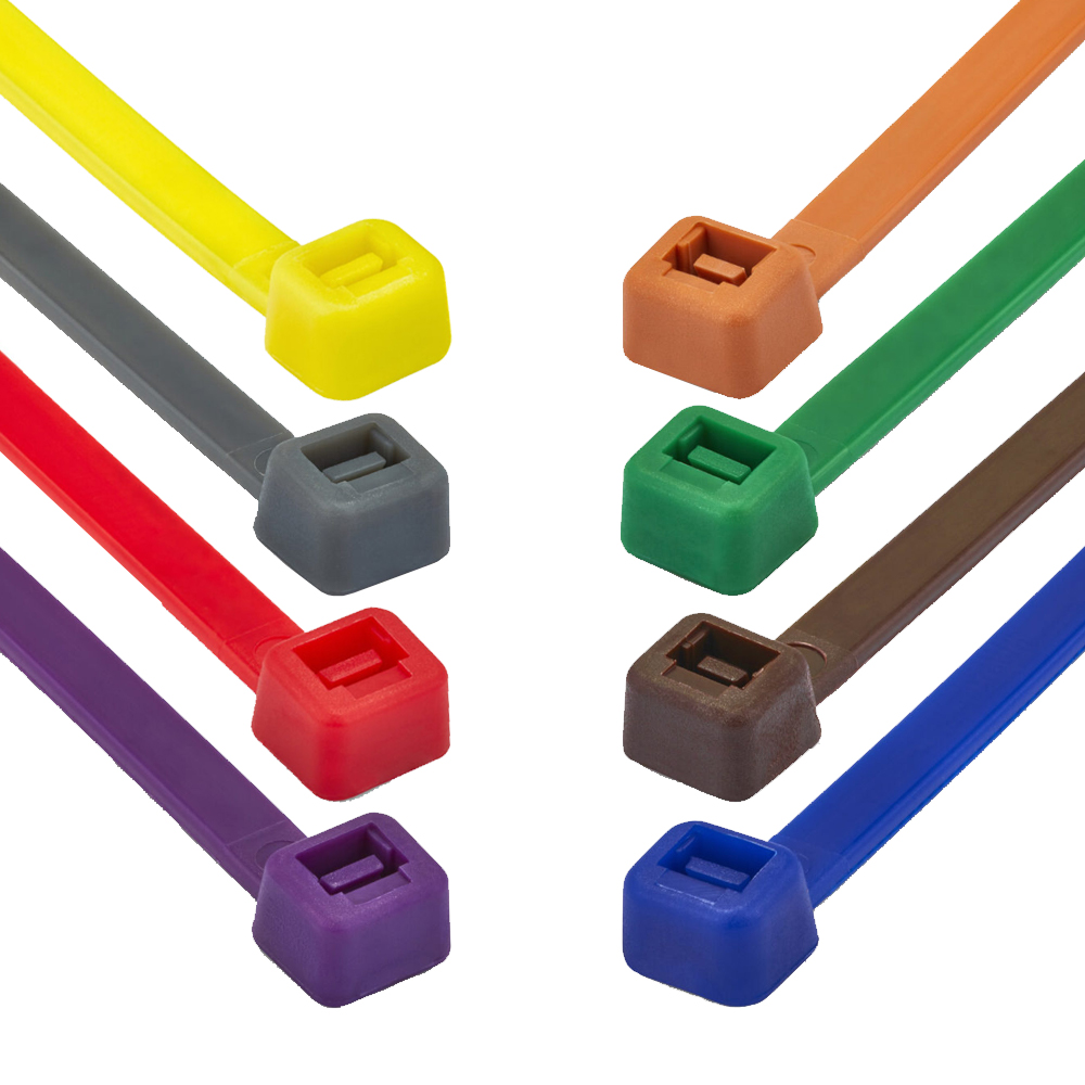 Tyraps & Kabelbinders in diverse Kleuren & Formaten