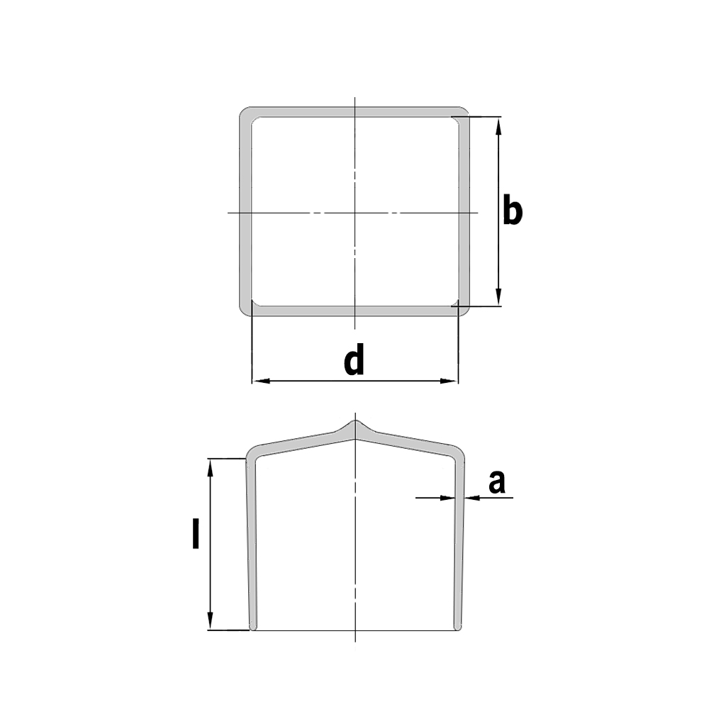 Verpas - Dompeldoppen PVC - vierkant - alle maten - verpas
