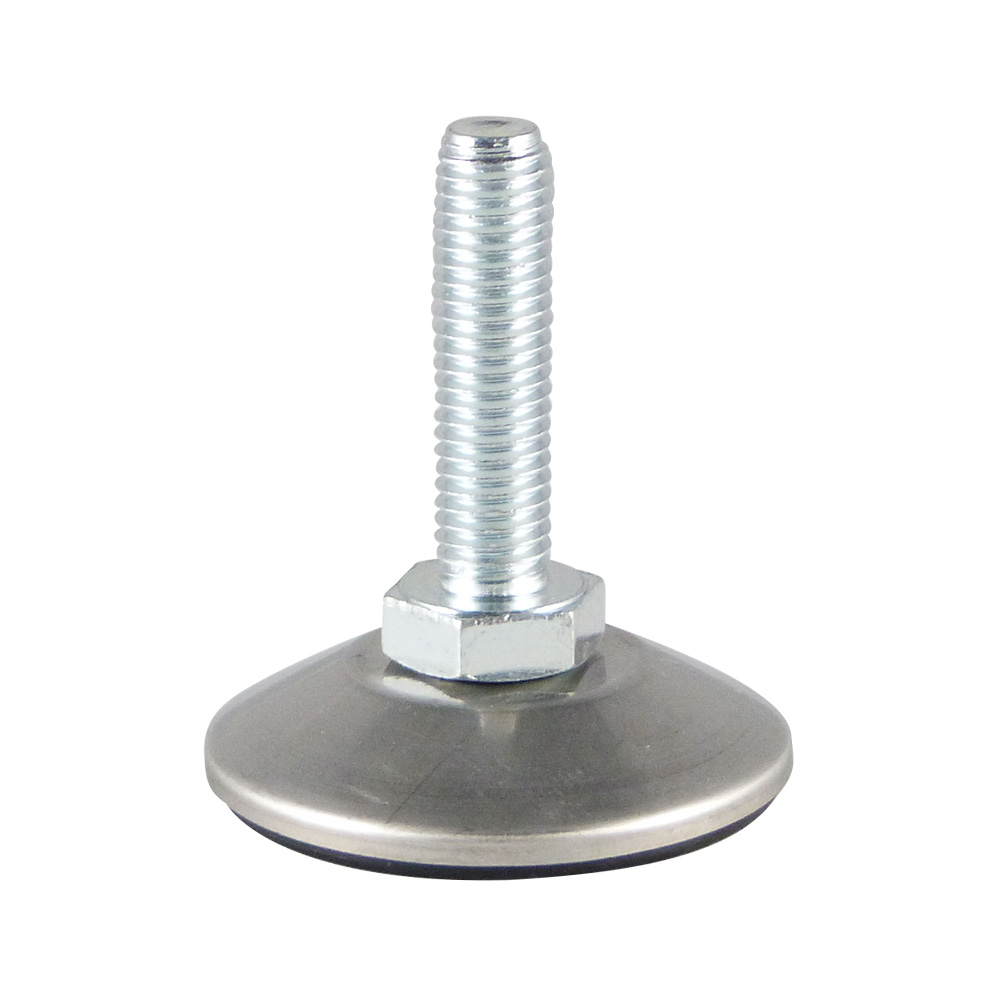 Verpas - Stelvoet draaibaar Ø38mm M10X30 - conische RVS afdekkap