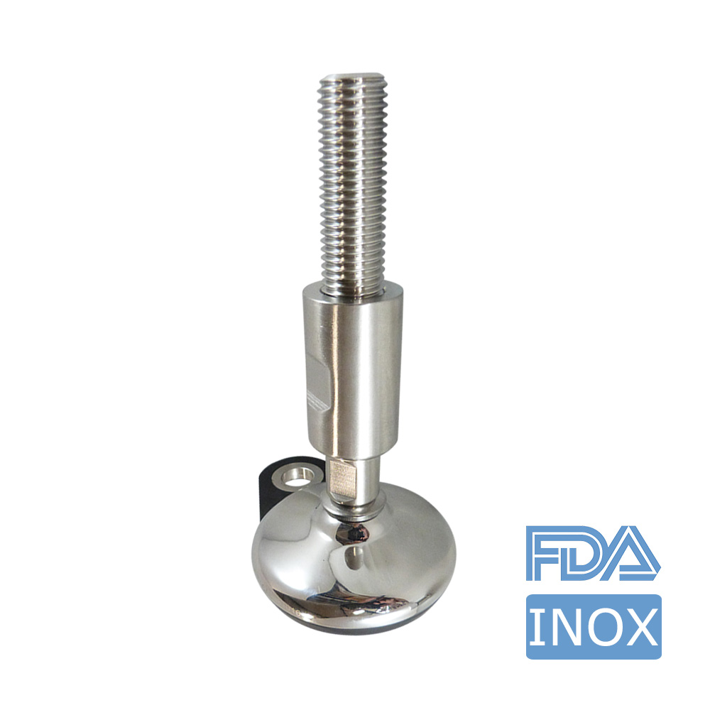 Verpas - Stelvoet RVS – Extra Hygiëne - bevestigingsoog