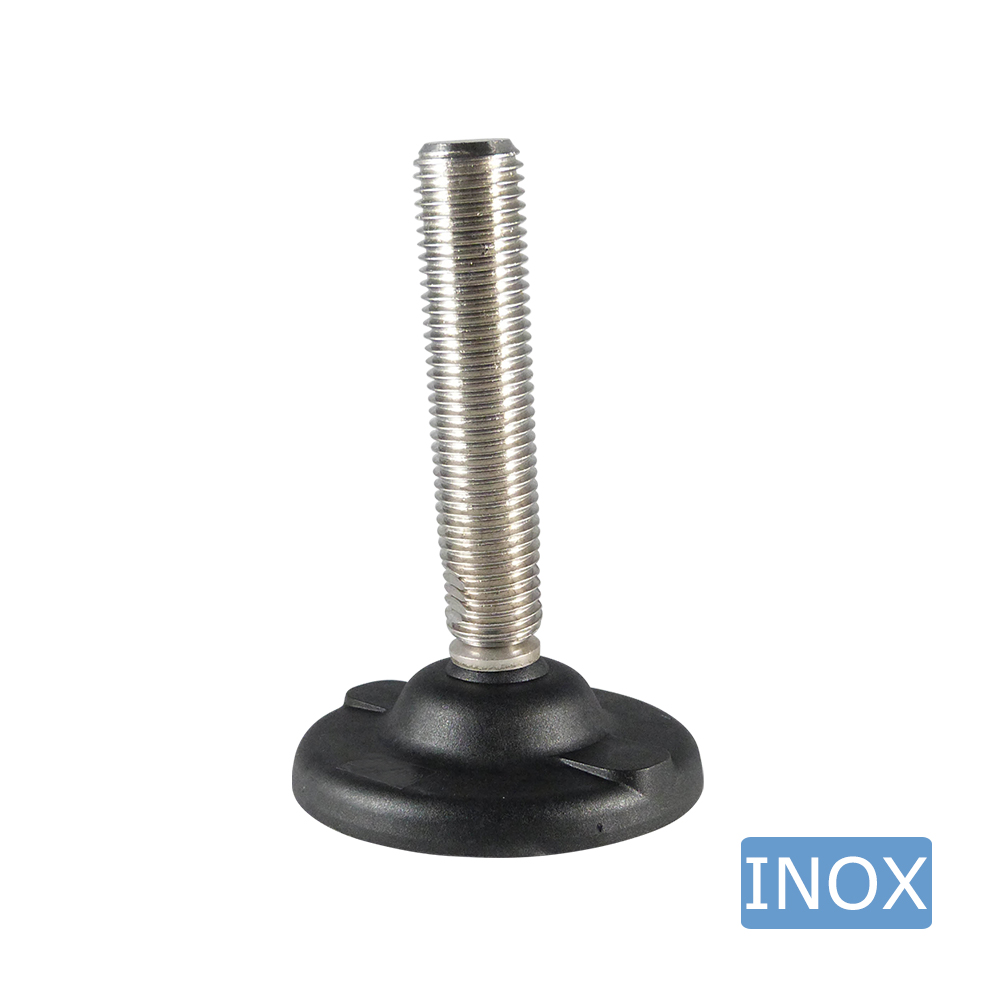 Verpas - Stelvoet draaibaar zonder kogelgewricht – RVS - verpas