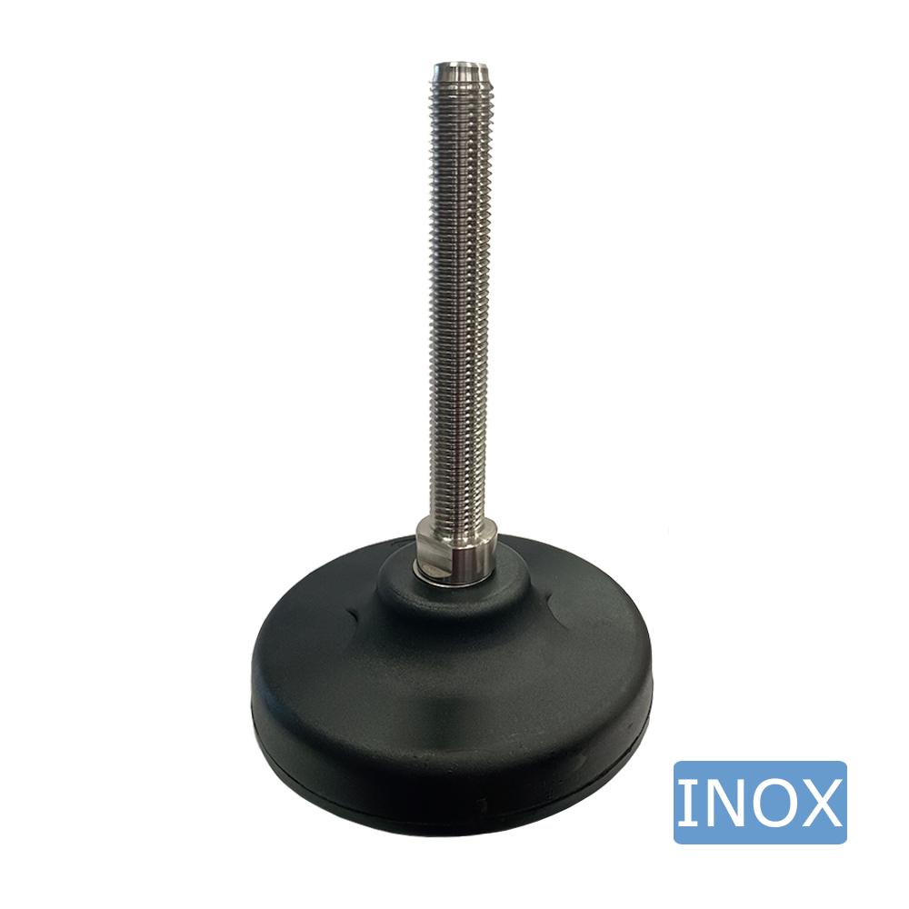 Verpas - Stelvoet draaibaar zonder kogelgewricht – RVS - verpas