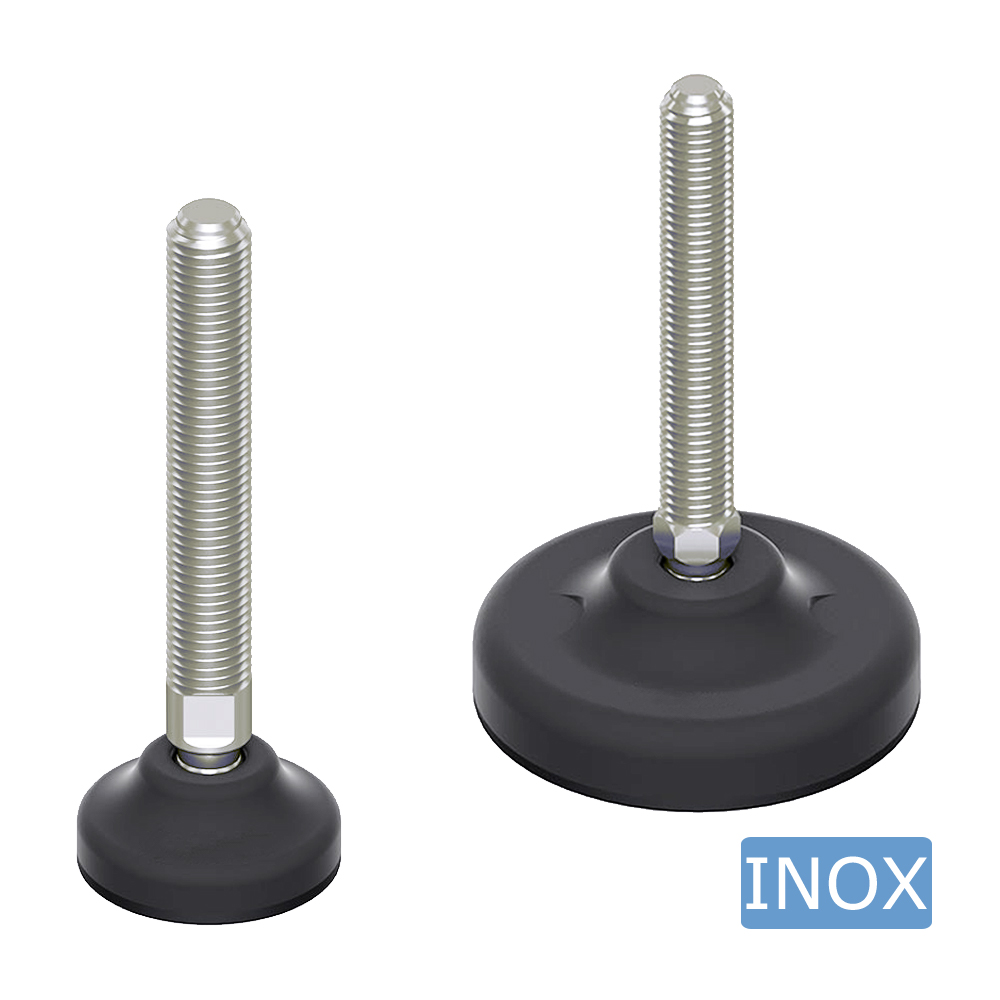 Verpas - Stelvoet kogelgewricht - zware kwaliteit – RVS